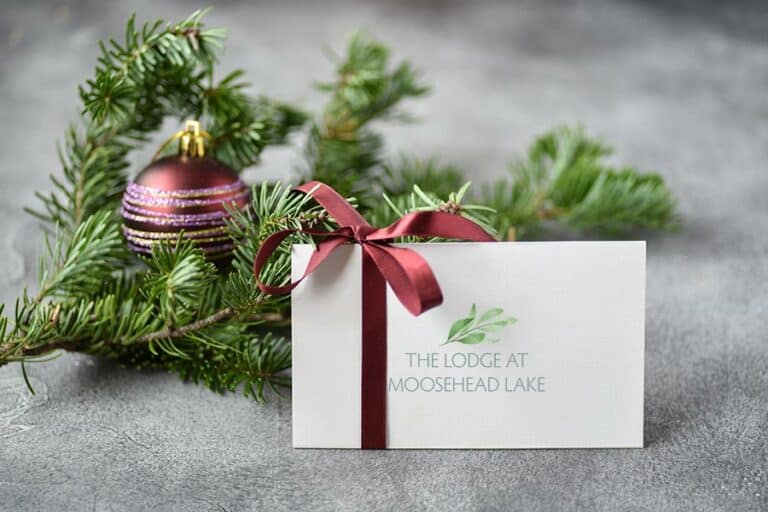 Lodge At Moosehead Lake Gift Certificates - A Perfect Gift